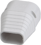 Auer Steel | Slimduct 3.75in Duct End White SEN-100-W