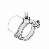 Auer Steel | 1/2in HINGED PLAIN SPLIT RING CLAMP