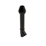 Auer Steel | 3inx20in PVC FGV Conc.vent Kt Blk 1738
