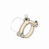 Auer Steel | 3/4in Hinged Copper Split Ring Clamp